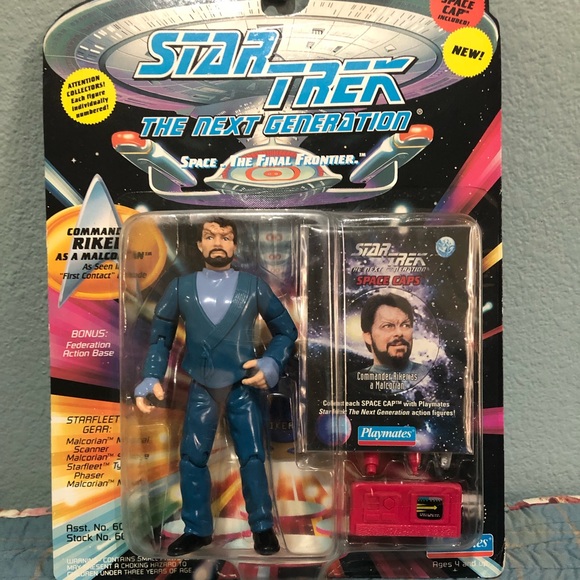 Playmates | Toys | Star Trek Next Generation Commander Riker As A ...